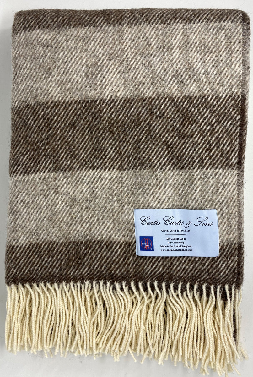 Undyed Wool Throw -Best of British – Sykes & Ainley